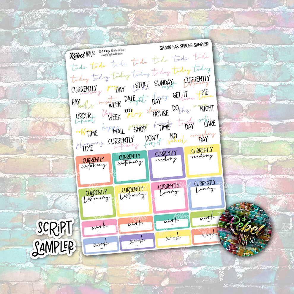 Spring Has Sprung - Script Sampler – rebelinkco