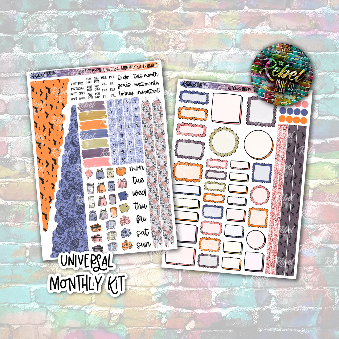 Witches Brew - Universal Monthly Kit – rebelinkco
